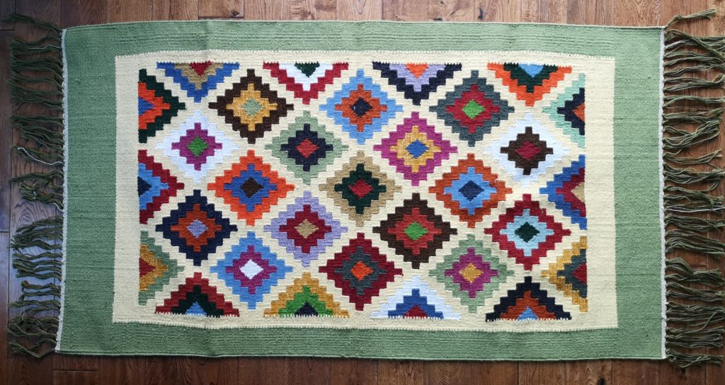 Beautiful Palestinian Woolen Rugs 11-19-4: Standing With Palestine